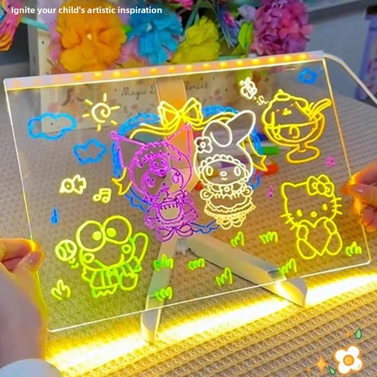 LED Drawing Board for Kids with Stand and Accessories – Tinklery